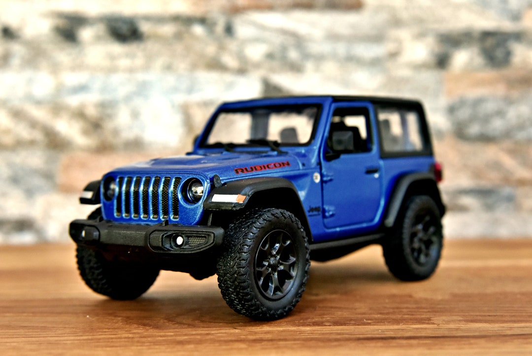 Jeep Wrangler Rubicon 2018 | Model Car | Scale 1/34 | Model Metal Car ...