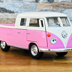 Volkswagen Bus Double Cab Pickup 1963, Vintage Model Car, Diecast Car ...