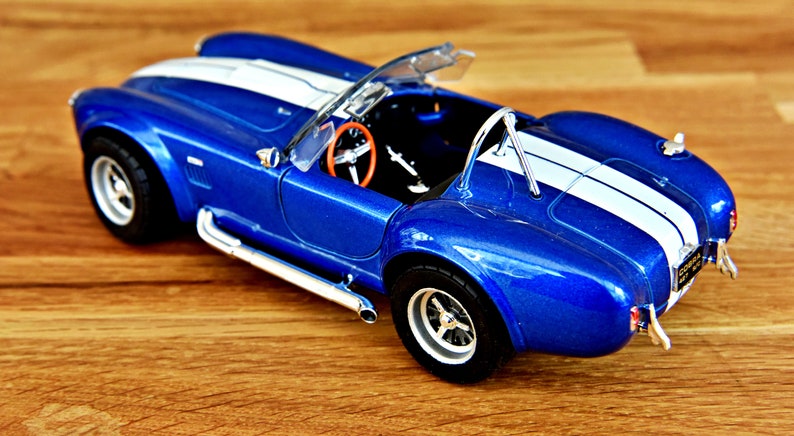 Shelby Cobra 427, 1965, Model Car, Scale 1/24, Diecast Car, 1:24 Scale ...