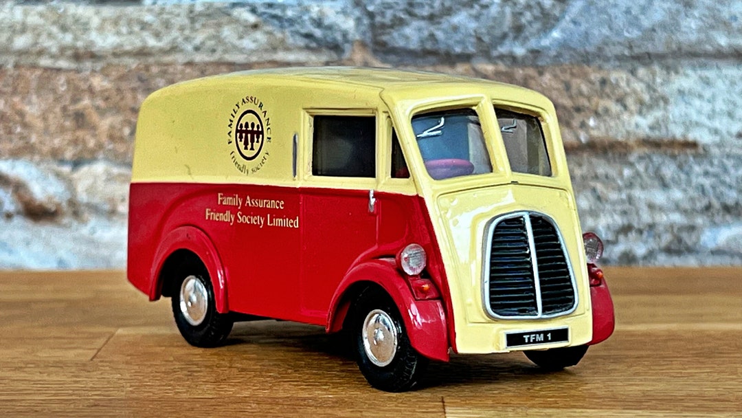 Morris J Type Van, Vintage Diecast Car, Model Metal Truck, Old Classic ...