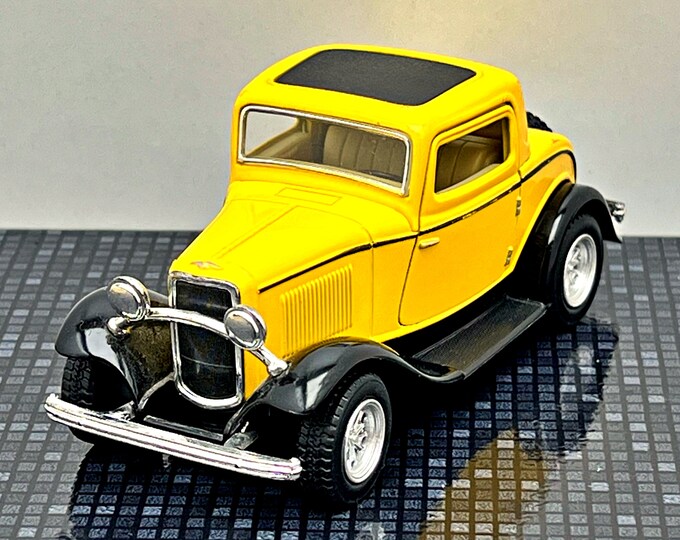 Ford 3 Window Coupe 1932 | Vintage Model Car | 1/34 Diecast Car | 1:34 ...