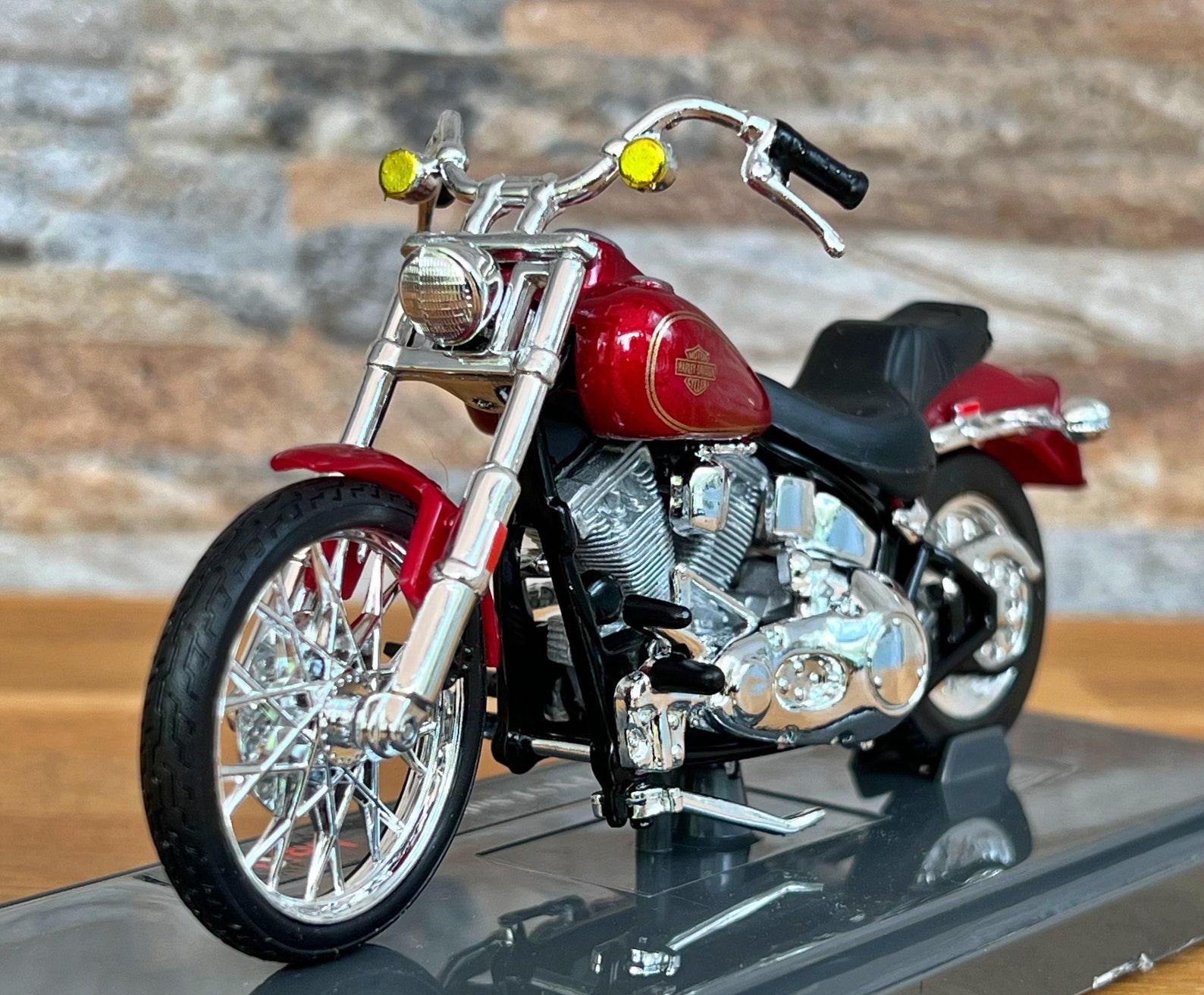Harley Davidson 1984 FXST Softail Scale 1/18 Model | Etsy
