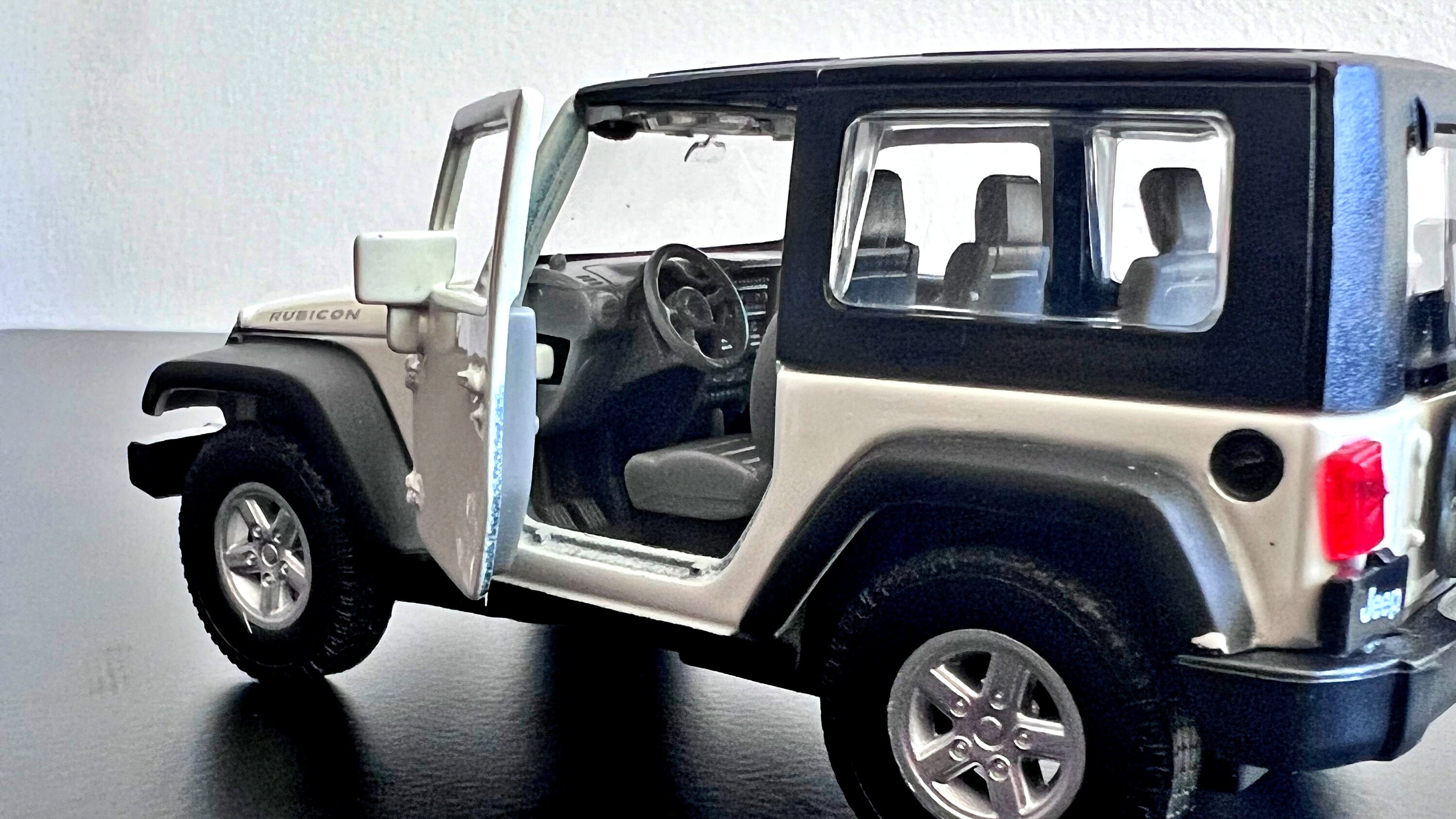 Jeep Wrangler Rubicon 2018 Model Car Scale 1/36 Model - Etsy