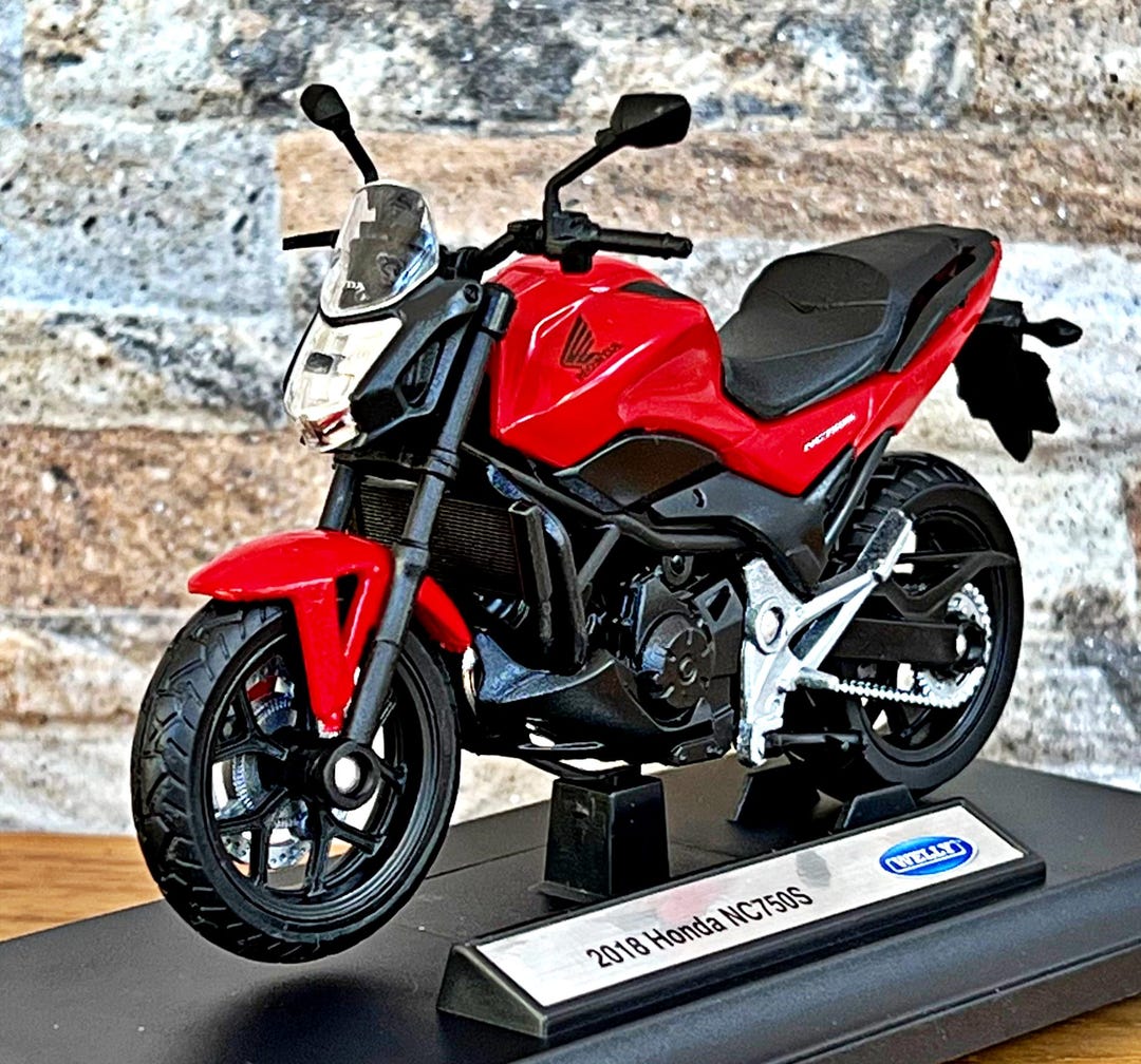 Honda NC750S 2018 , Model Motorcycle, Scale 1/18 Diecast Motorcycle, 1/ ...