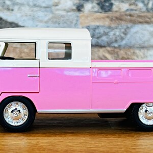 Volkswagen Bus Double Cab Pickup 1963, Vintage Model Car, Diecast Car ...