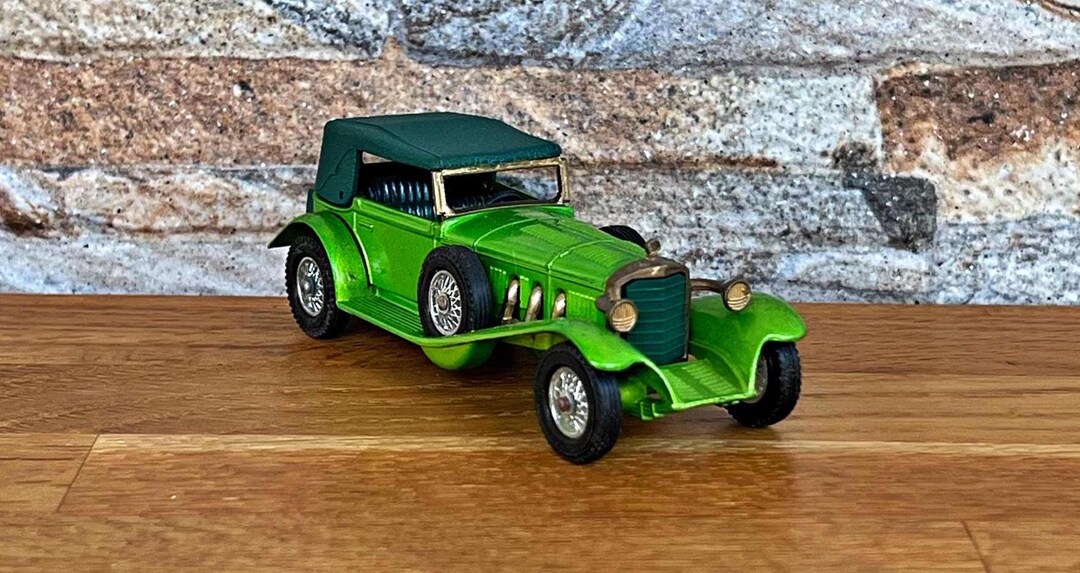 1928 Mercedes SS Coupe, Vintage Diecast Car, Model Car, 1/45 Scale ...
