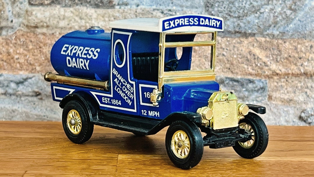 1912 Ford Model T Tanker Truck, Vintage Diecast Car, Metal Truck Model ...
