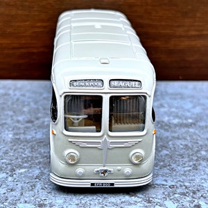 Burlingham Seagull Woods, Vintage Diecast Bus, Model Metal Bus, Old ...