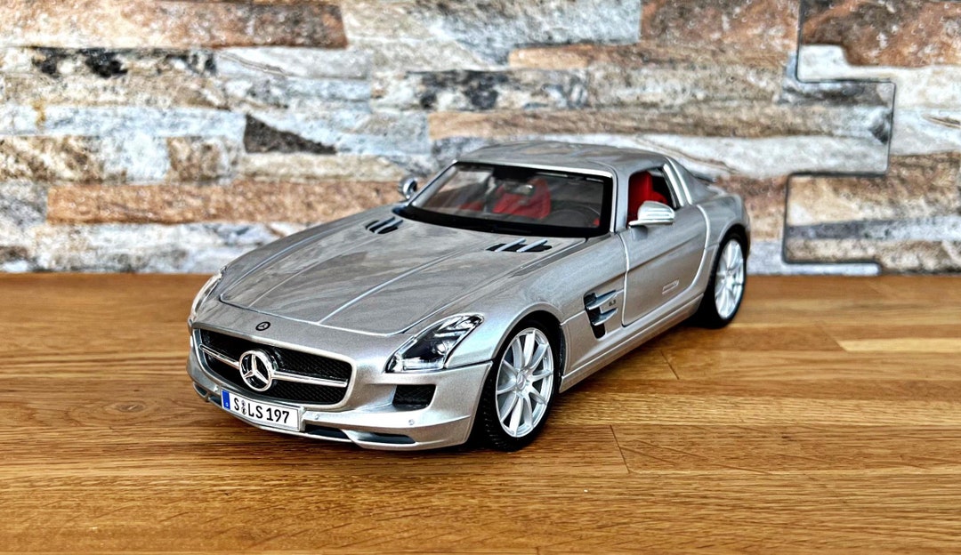 Mercedes Benz SLS AMG | Model Car | Diecast Car | 1/18 Scale Model Car ...