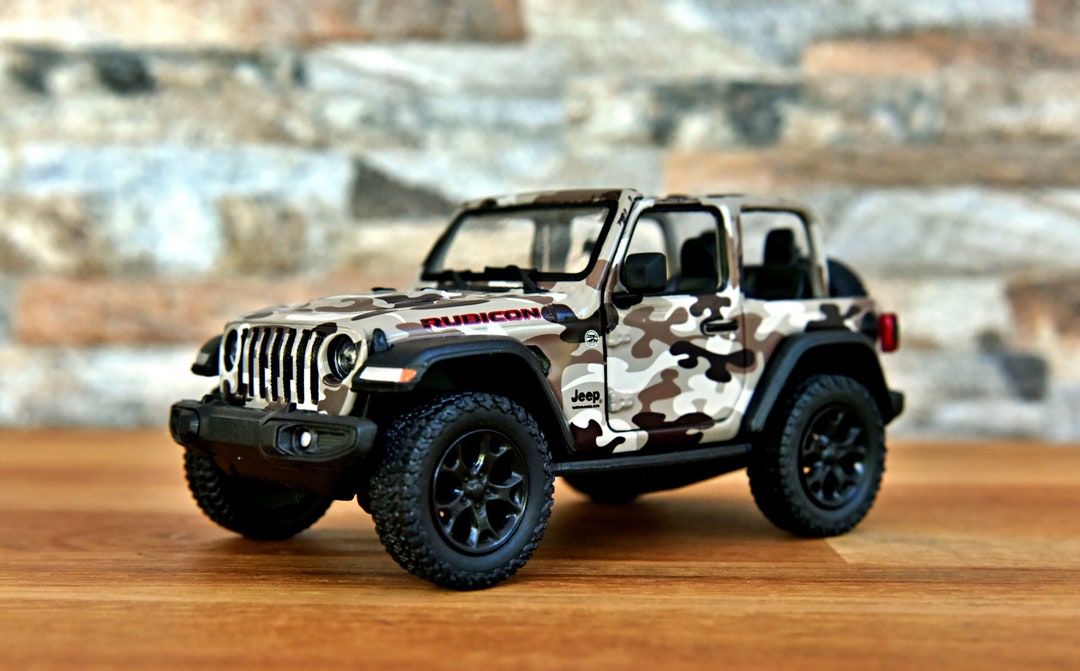 Jeep Wrangler Rubicon 2018 Model Car 1/34 Diecast Jeep Scale Model Car ...