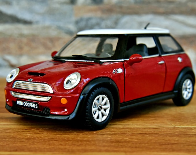 Mini Cooper S , Model Car, 1/28 Scale Model Car, 1/28 Diecast Car ...
