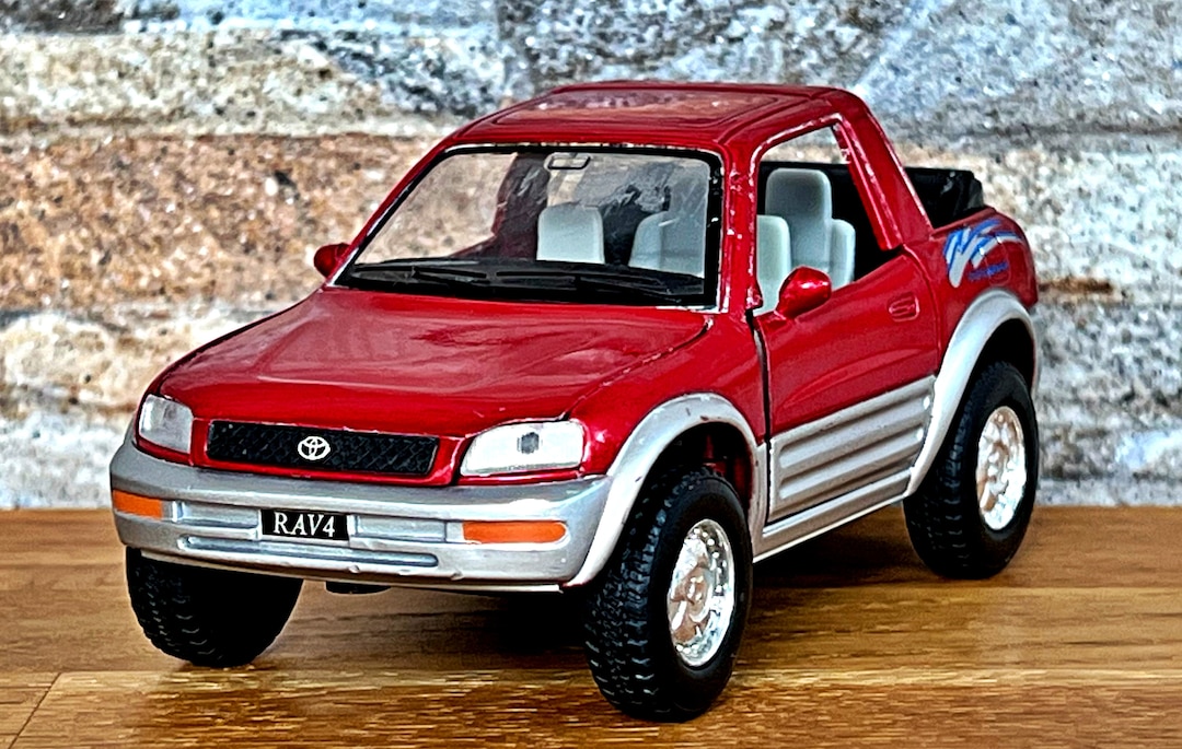 Toyota RAV4 Cabriolet 1/32 Diecast Car 1/32 Scale Model Car - Etsy