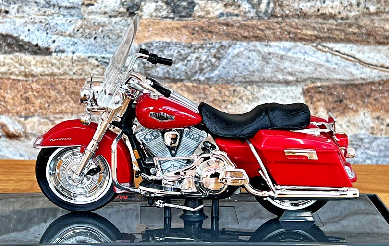 Harley Davidson 1999 FLHR Road King, Diecast Motorcycle, Scale 1/18 ...