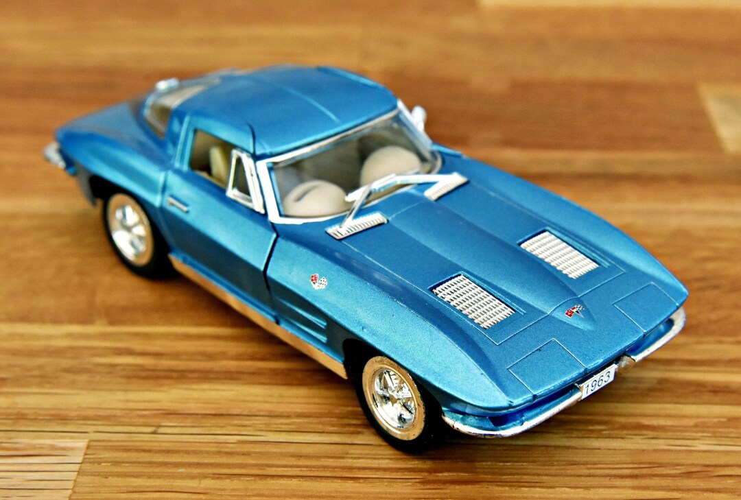 1963 Corvette Stingray 1/36 Diecast Car 1/36 Scale Model - Etsy