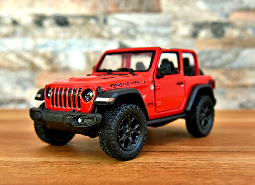 Jeep Wrangler Rubicon 2018 | Model Car | Scale 1/34 | Model Metal Car ...