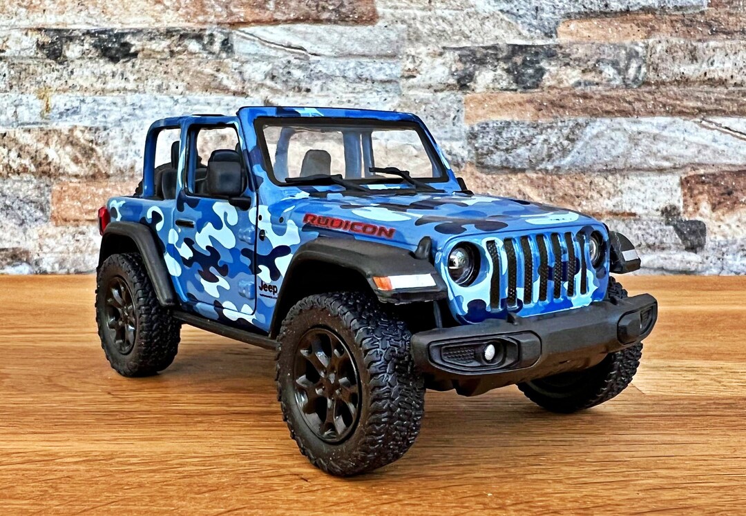 Jeep Wrangler Rubicon 2018 | Model Car | Diecast Car | 1/34 Scale Model Car | Model Jeep | 1/34 ...