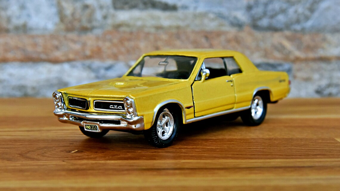 Pontiac GTO 1965 1/36 Diecast Car 1/36 Scale Model Car | Etsy