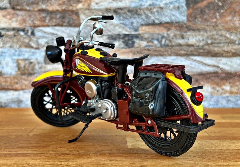 Indian Sport Scout Scale 1/12 Model Motorcycle Diecast - Etsy