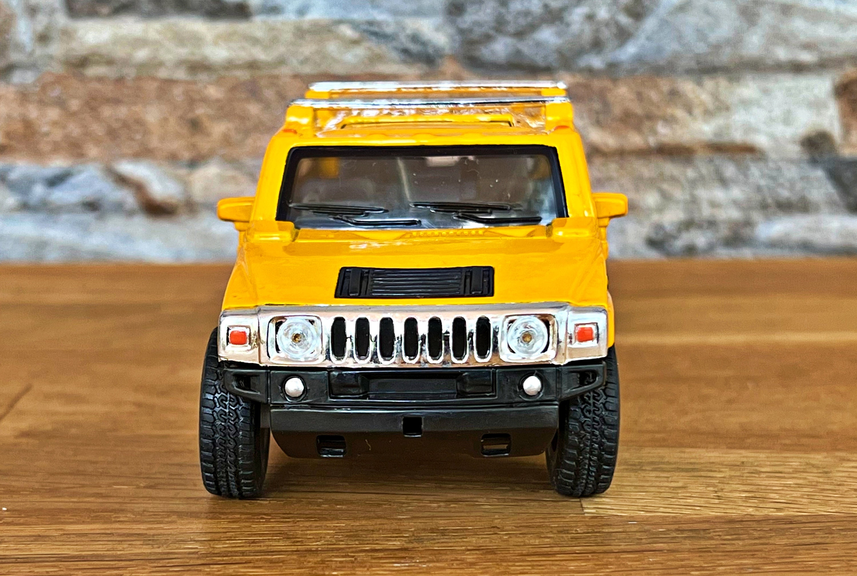 Yellow Hummer H2 Toy