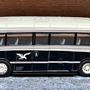 Burlingham Seagull Woods, Vintage Diecast Bus, Model Metal Bus, Old ...