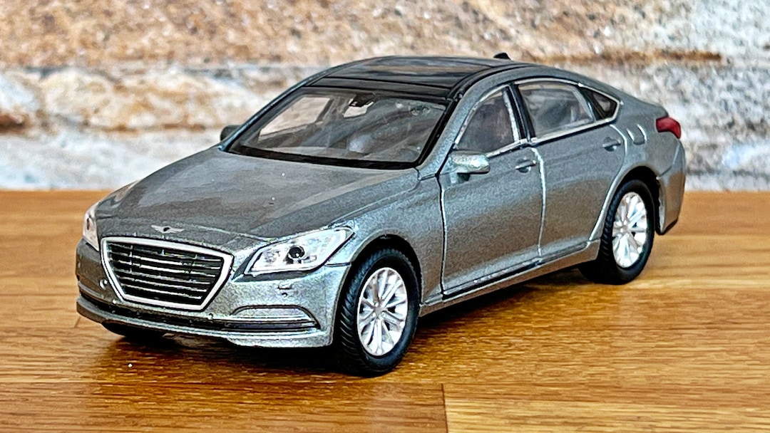 Genesis G80 , Model Car, Diecast Car, 1/36 Scale Model Car, Die Cast ...