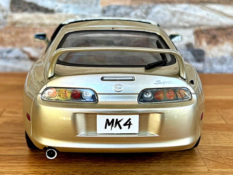 Toyota Supra MK4 Targa Roof 1998 | Vintage Model Car | 1/18 Scale Model ...