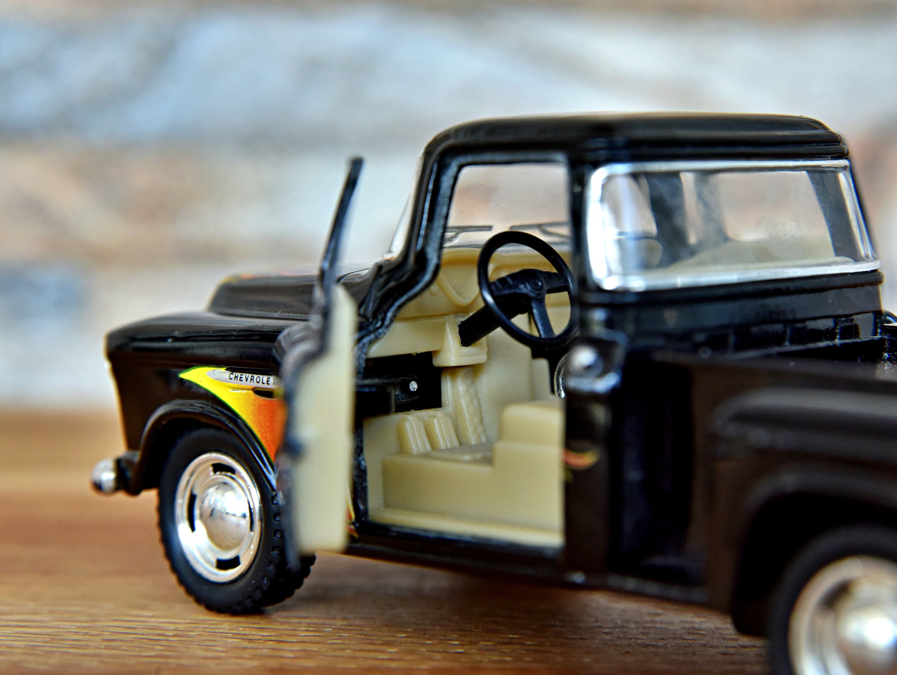 Chevrolet Chevy Stepside Pickup 1955, Model Car, 1/32 Diecast Car ...