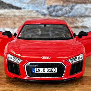 Audi R8 V10 Plus | Model Car | 1:24 Diecast Car | 1/24 Scale Model Car ...