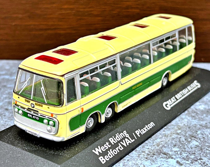 Bedford Val Plaxton West Riding, Great British Buses, Vintage Diecast ...
