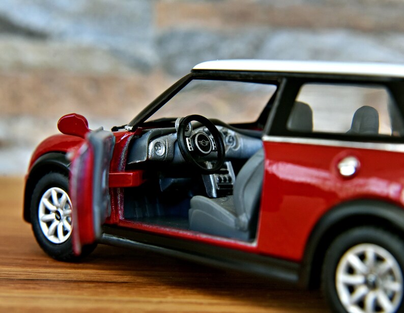 Mini Cooper S Model Car 1/28 Scale Model Car 1/28 Diecast - Etsy