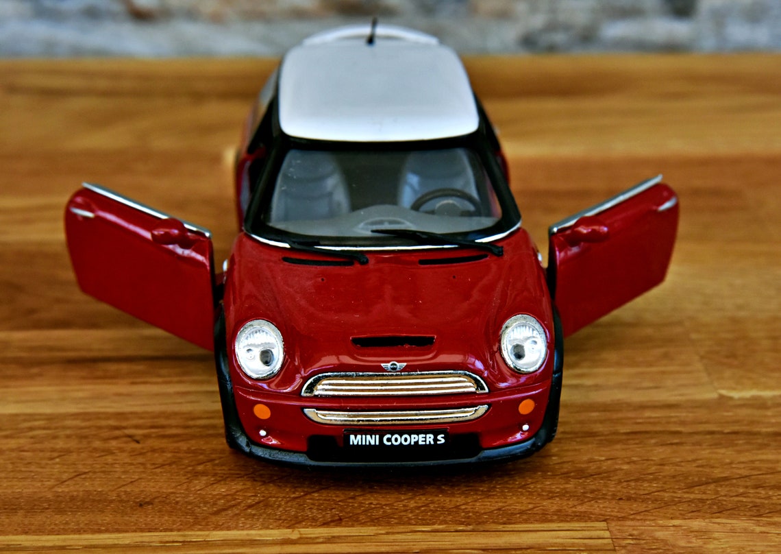 Mini Cooper S Model Car 1/28 Scale Model Car 1/28 Diecast - Etsy