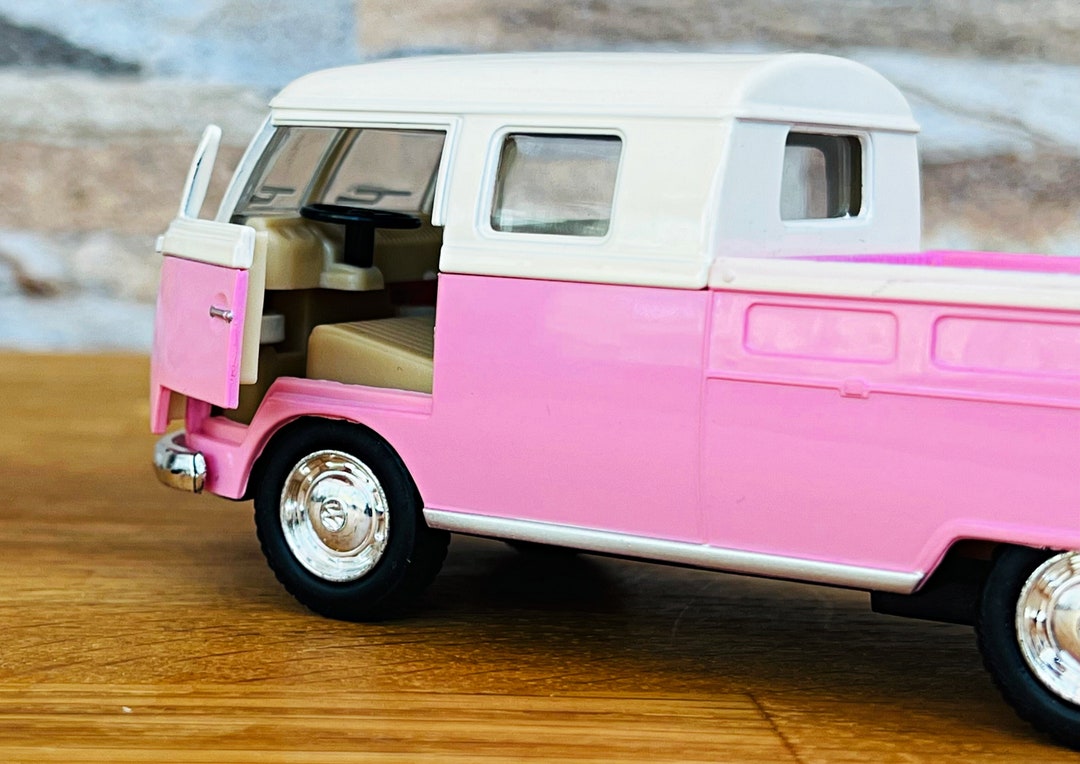 Volkswagen Bus Double Cab Pickup 1963, Vintage Model Car, Diecast Car ...