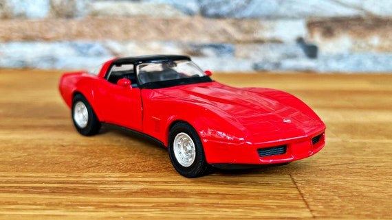 Chevrolet Corvette 1982 1/36 Diecast Car 1/36 Scale Model - Etsy
