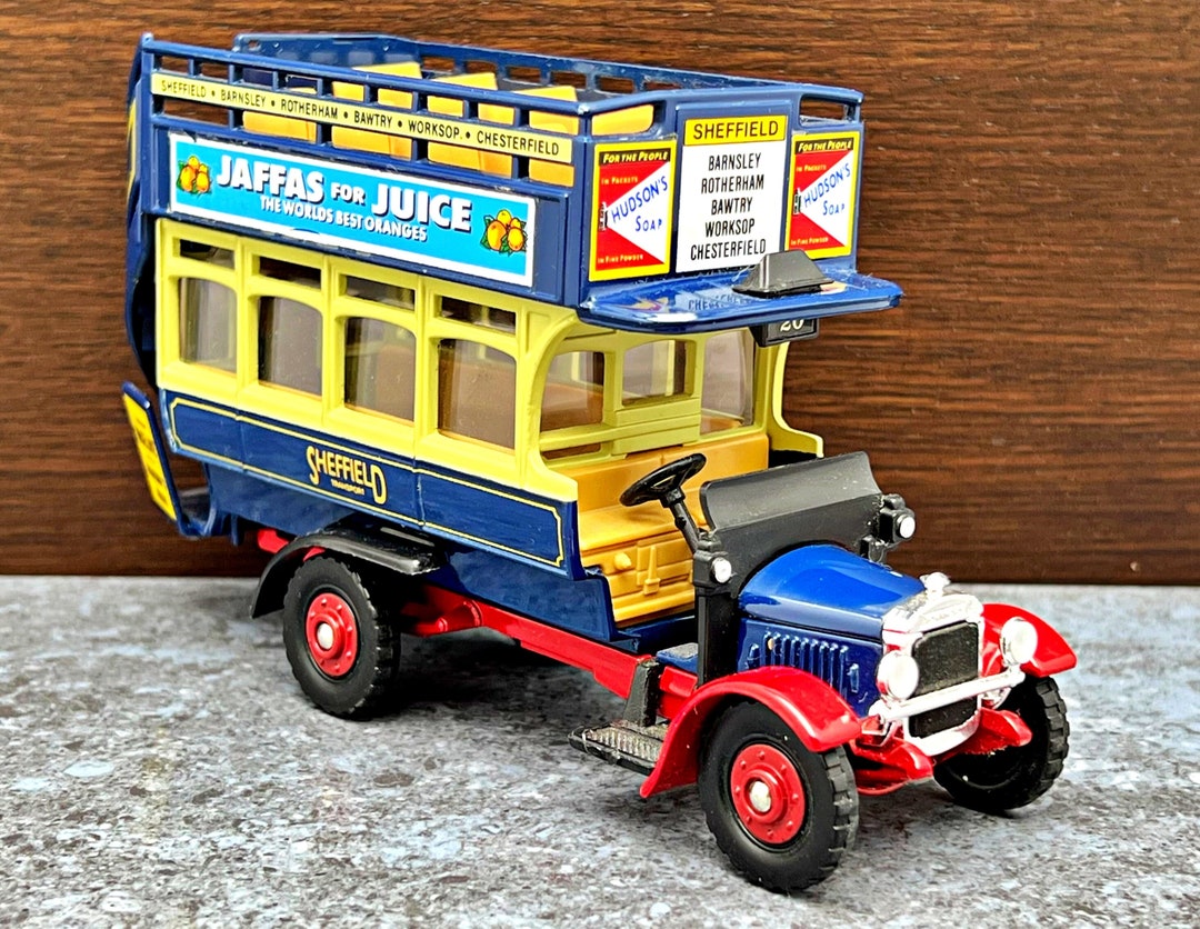 Thornycroft Bus Sheffield, Vintage Diecast Bus, Model Metal Bus, Old ...