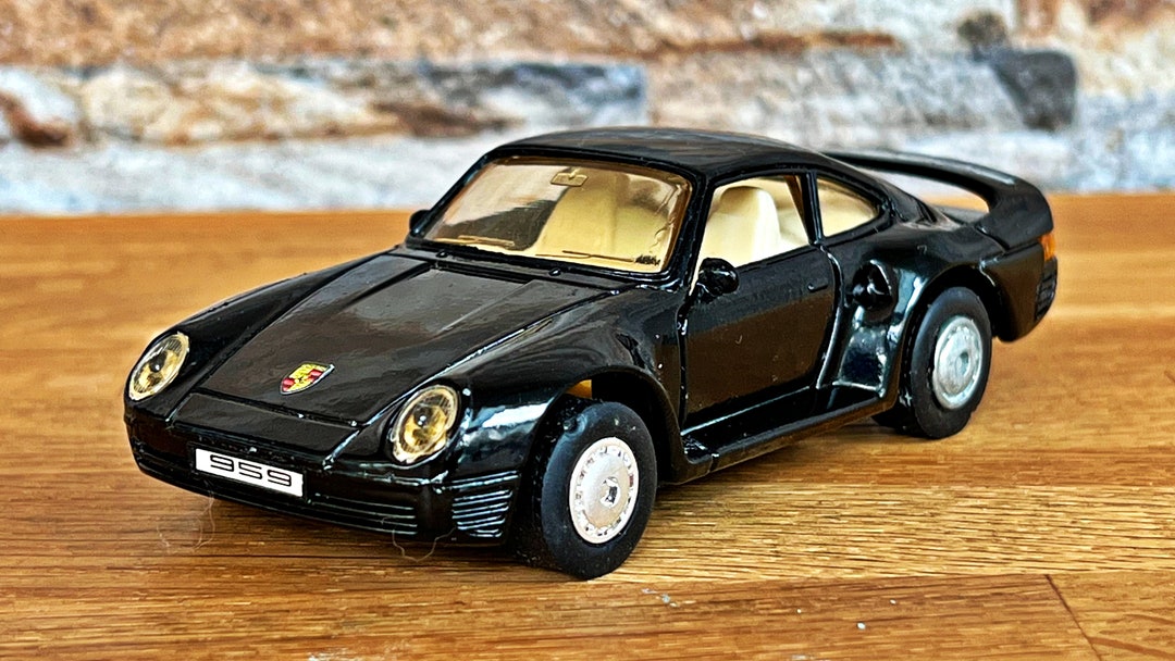 Porsche 959 1986, Vintage Model Car, 1/36 Diecast Car, Collection Item ...