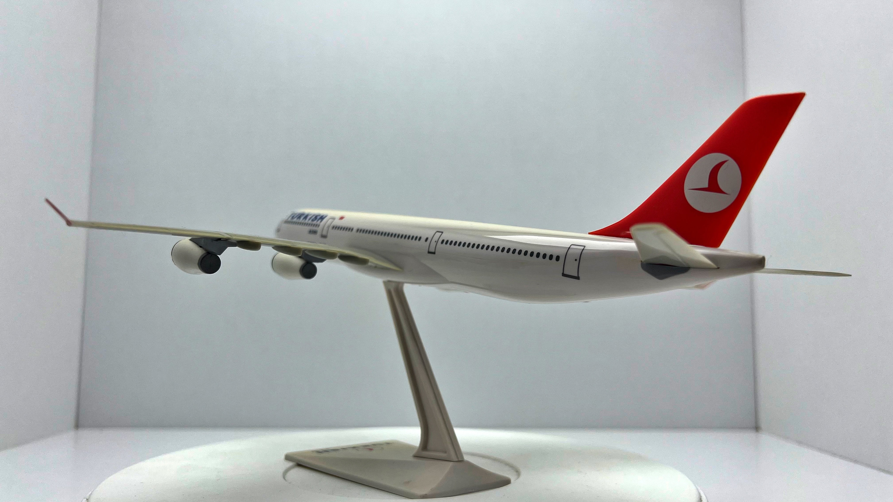 Vintage Model Airplane Airbus A340 THY Model Airplane 31 Cm - Etsy