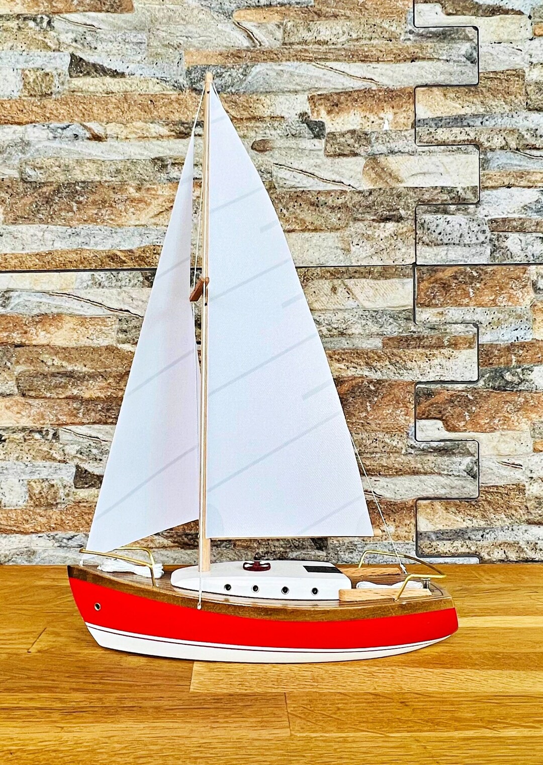 Handmade Wooden Ship, Model Sailing Boat, Boat Model, Wooden Boat ...