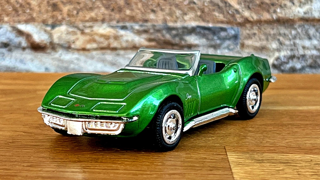 1969 Corvette, 1/43 Diecast Car, 1/43 Scale Model Car, Vintage Model ...