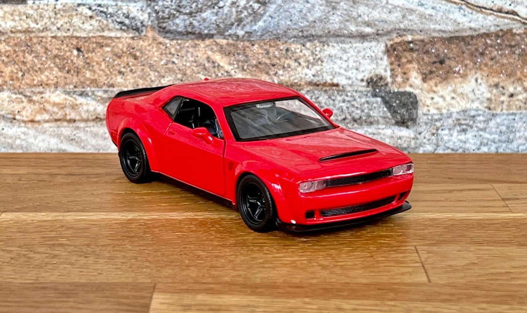 Dodge Challenger SRT Demon | Model Car | 1/34 Diecast Car | 1:34 Scale ...