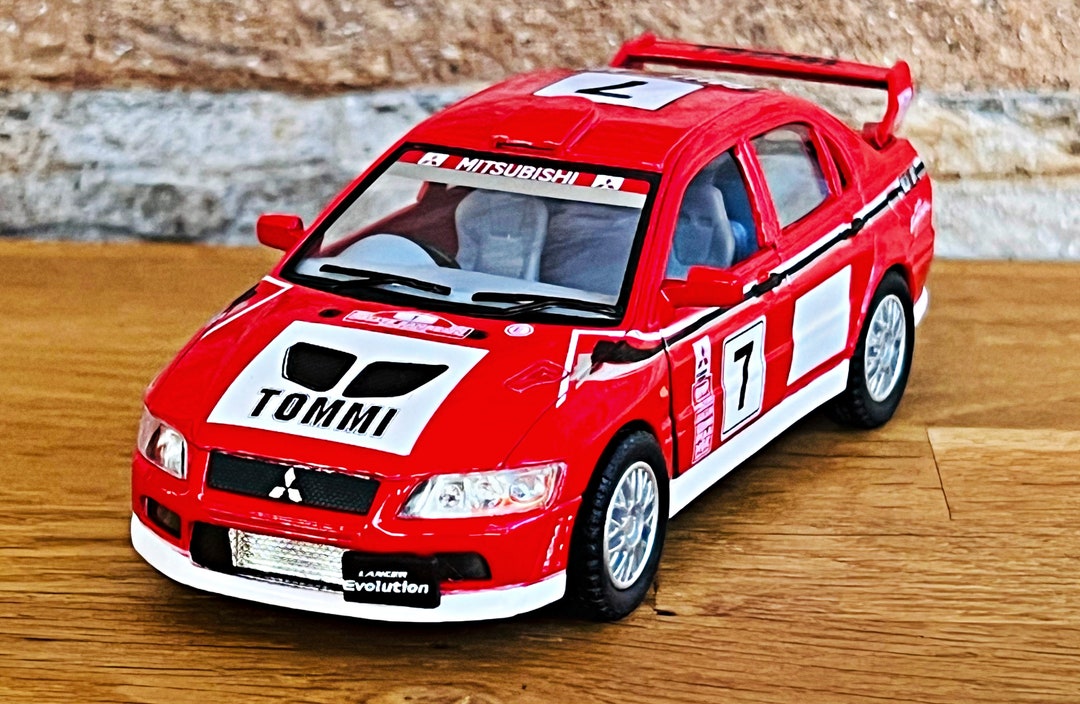 Mitsubishi Lancer Evolution VII, Model Car, Scale 1/36, 1/36 Diecast ...