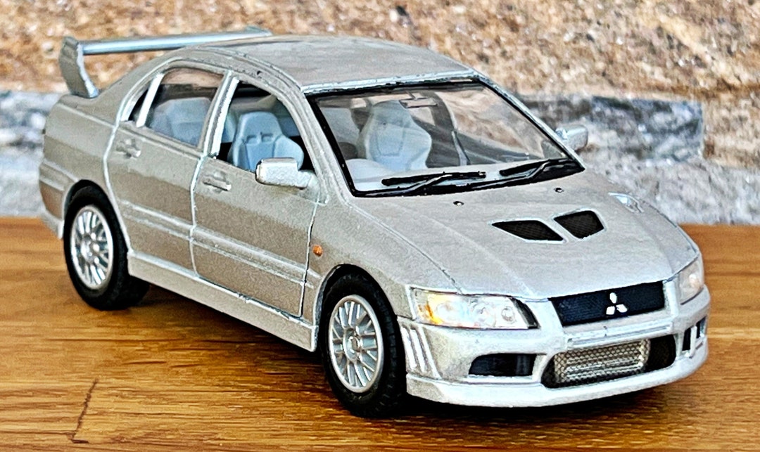 Mitsubishi Lancer Evolution VII, Model Car, Scale 1/36, 1/36 Diecast ...
