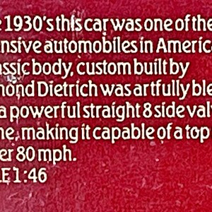 1930 Packard Victoria , Vintage Model Car, Diecast Car, 1/46 Scale ...