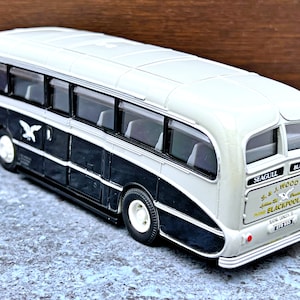 Burlingham Seagull Woods, Vintage Diecast Bus, Model Metal Bus, Old ...