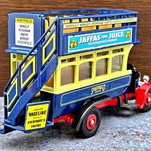 Thornycroft Bus Sheffield, Vintage Diecast Bus, Model Metal Bus, Old ...