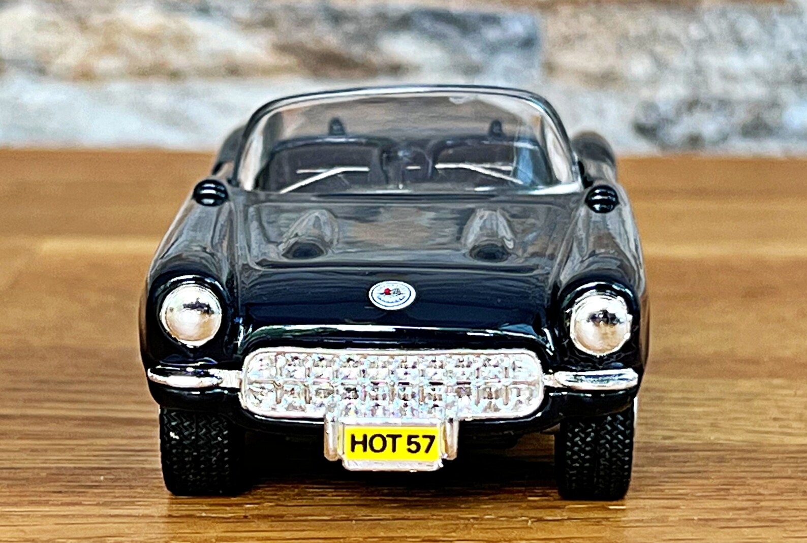 Chevrolet Corvette 1957 Diecast Model Car 1/39 Scale Model - Etsy