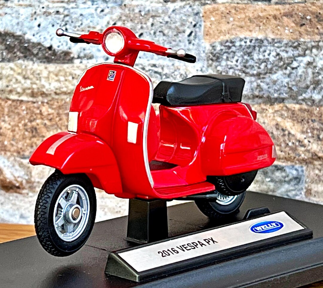 Vespa 2016 PX, Model Motorcycle, Scale 1/18 Diecast Motorcycle, 1/18 ...