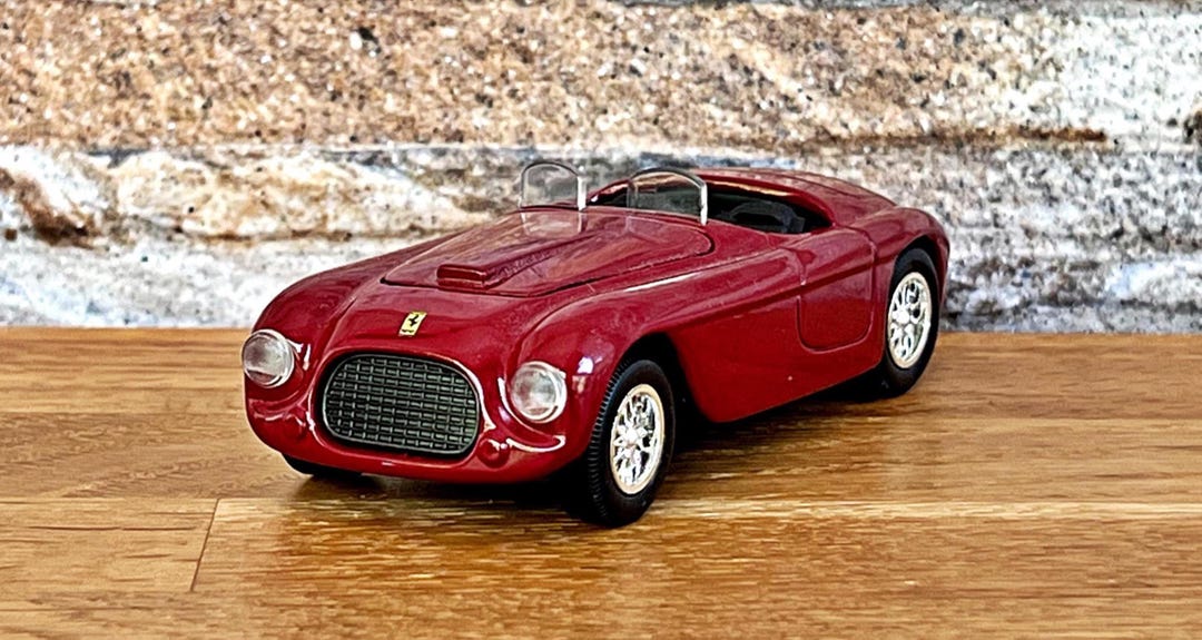 1948 Ferrari 166 MM , Vintage Car Model, Diecast Model Car, 1:38 Scale ...