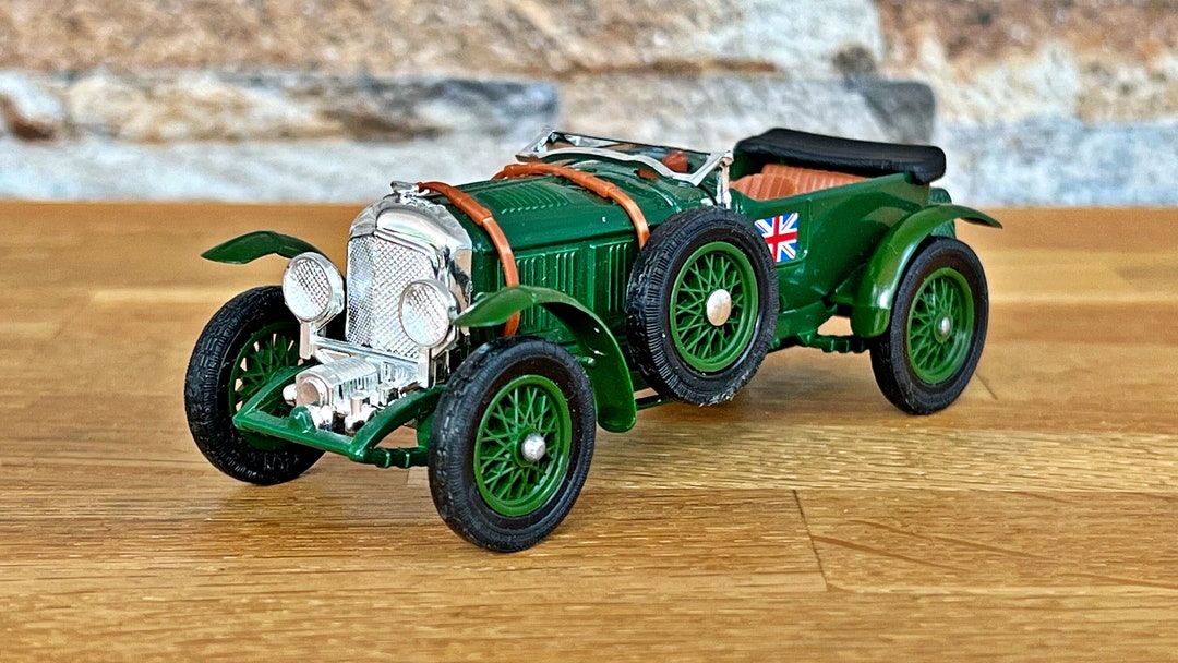 1930 Bentley 4.5L Super Charged , Vintage Diecast Car, 1/42 Scale Model ...