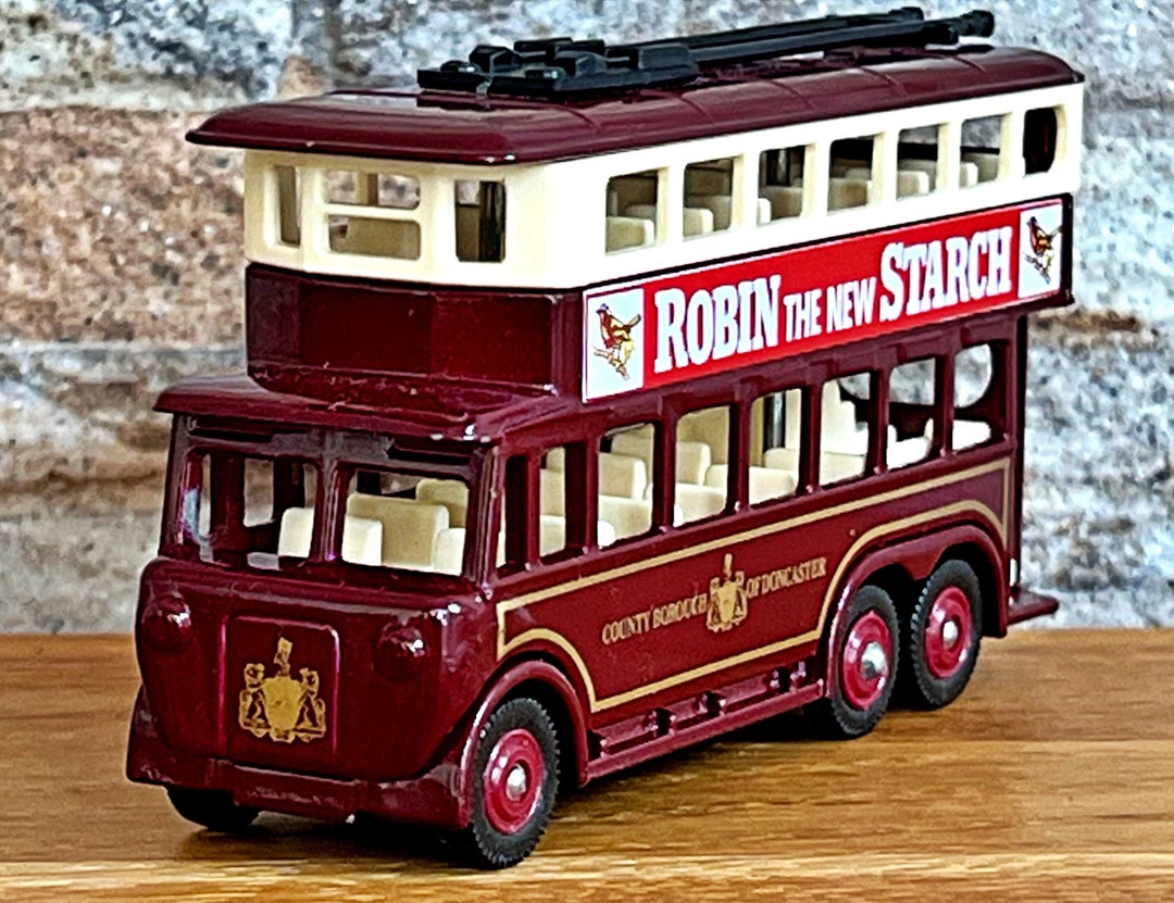 1928 Karrier E6 Trolley Bus, Vintage Diecast Bus, Model Metal Bus, Old ...
