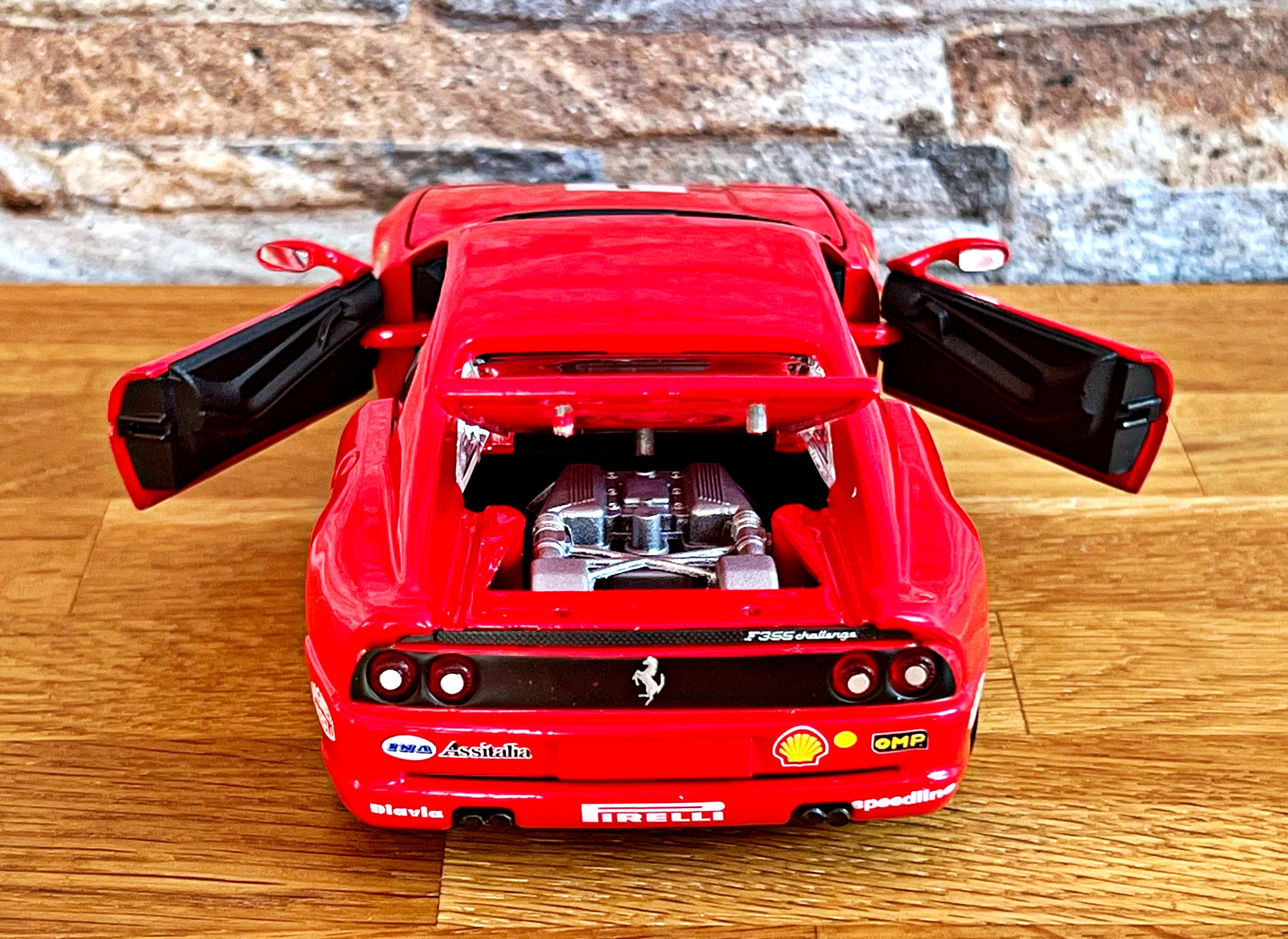 Ferrari F355 Challenge | Model Car | 1:24 Diecast Car | 1/24 Scale ...